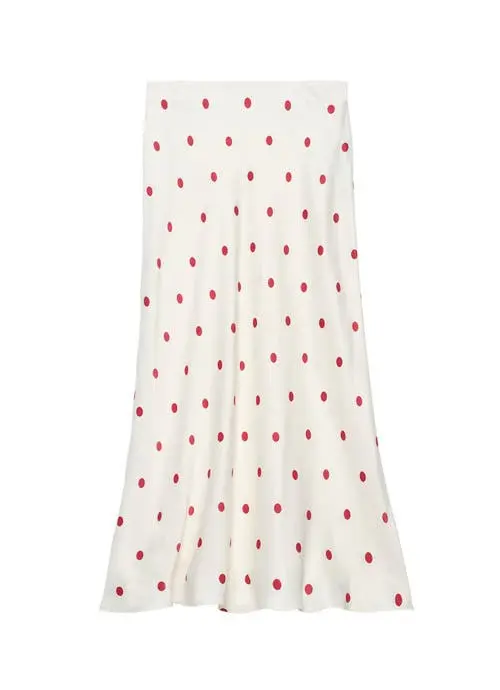 Mint Velvet Polka Dot Slip Skirt