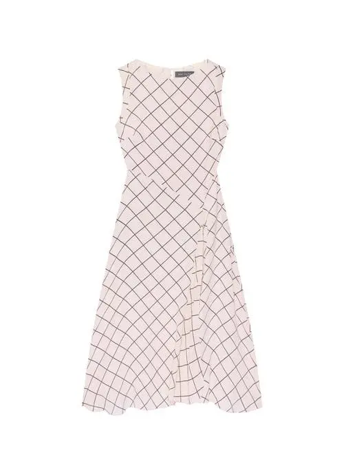 Mint Velvet Sleeveless Checked Midi Dress