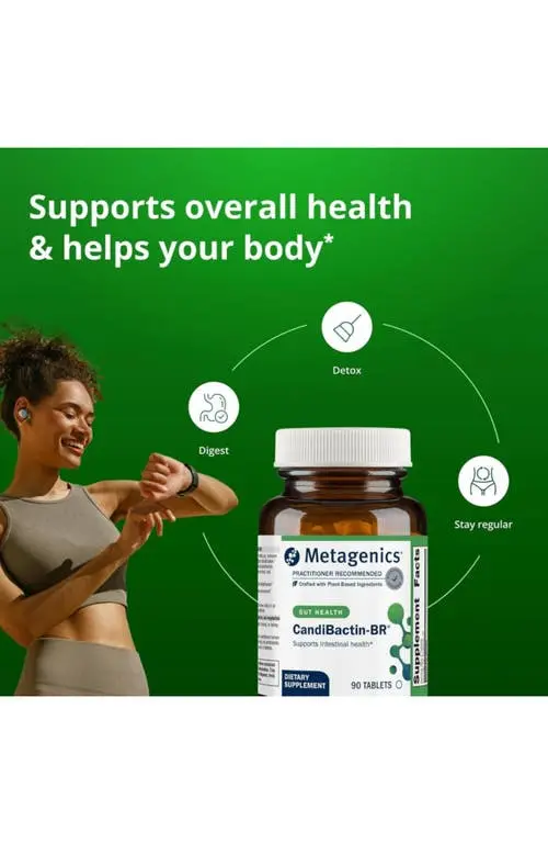 METAGENICS Concentrated Berberine Intestinal Support Supplement 180 Tablets