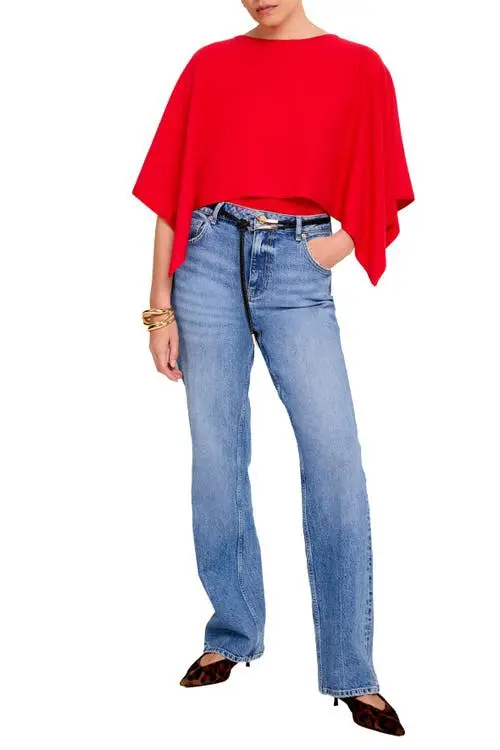 Mint Velvet Layered Poncho Knit Top