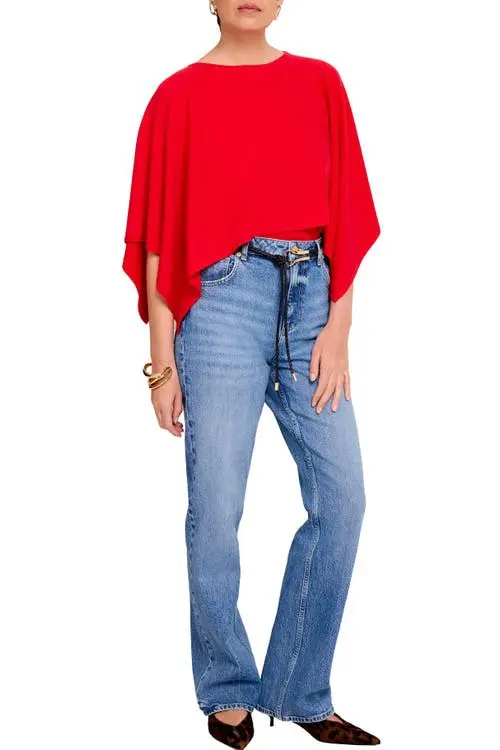 Mint Velvet Layered Poncho Knit Top