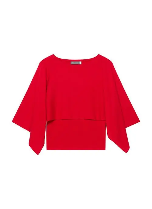 Mint Velvet Layered Poncho Knit Top