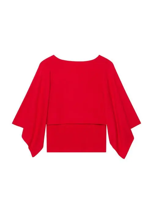 Mint Velvet Layered Poncho Knit Top