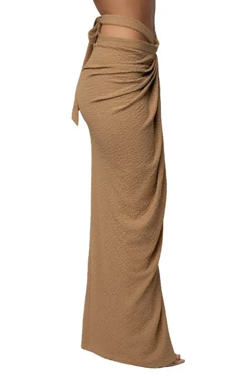 JLUXLABEL Cabana Slit Maxi Skirt