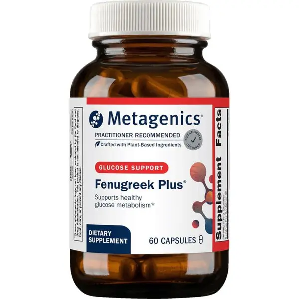 METAGENICS Fenugreek Plus Metabolic Support Supplement 60 Capsules - None