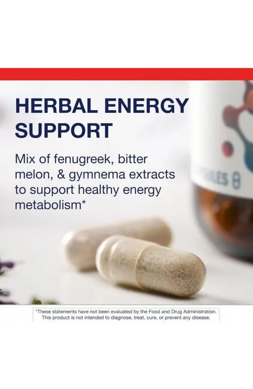 METAGENICS Fenugreek Plus Metabolic Support Supplement 60 Capsules