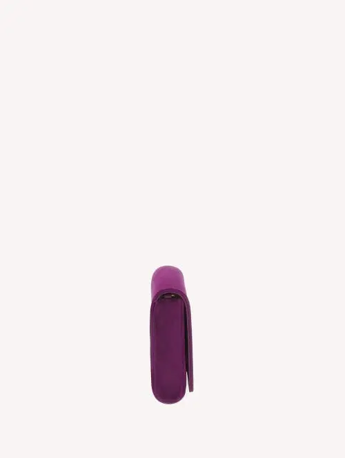 GIANVITO ROSSI Monica Clutch Bag - Purple Suede