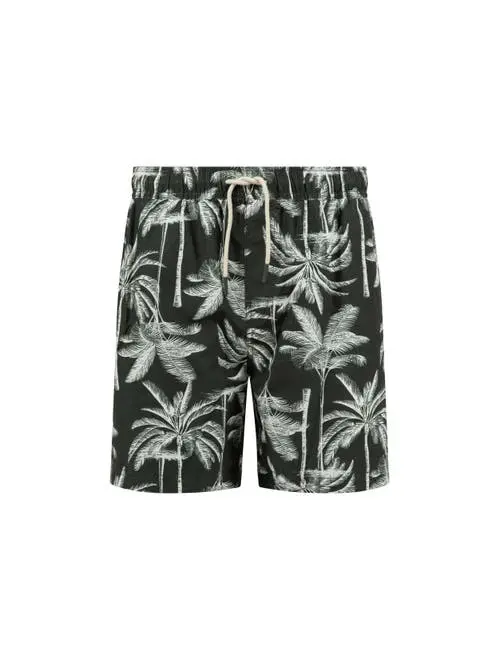 WEIRD FISH Orcha Printed Swim Shorts