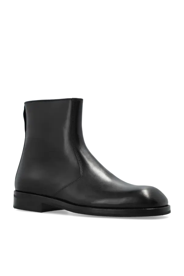 LEMAIRE Leather Ankle Boots