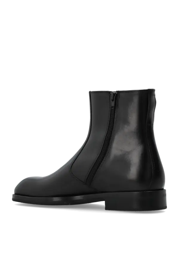 LEMAIRE Leather Ankle Boots
