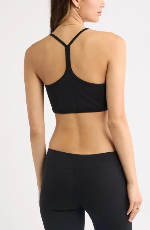 Bp. Stretch Cotton Racerback Bralette - Black