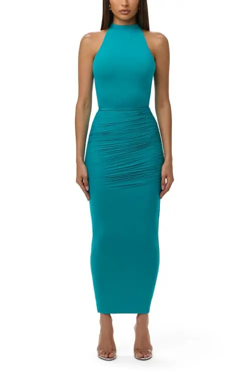Naked Wardrobe Ruched Maxi Skirt