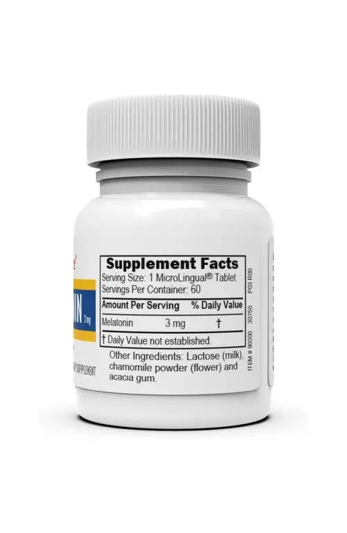 SUPERIOR SOURCE Melatonin Chamomile Fast-dissolving Sleep Support Tablets