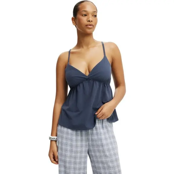 Cotton:on Dreamy Soft Triangle Cami - Steely Blue