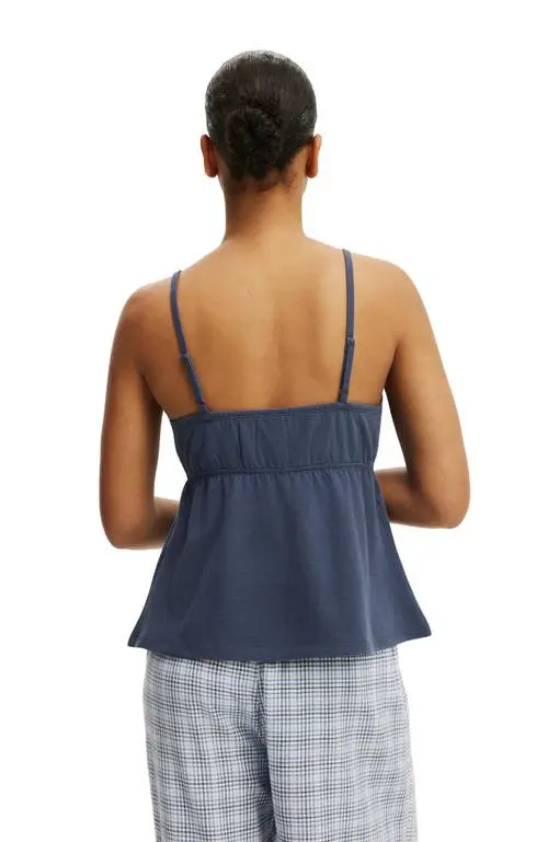 Cotton:on Dreamy Soft Triangle Cami - Steely Blue