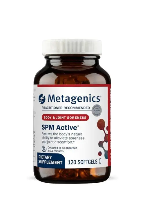 METAGENICS Spm Active Specialized Pro-resolving Mediators Marine Oil Supplement 120 Softgels - None