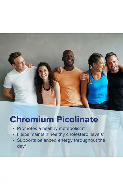 SUPERIOR SOURCE Chromium Picolinate Fast Dissolving Mineral Supplement Tablets