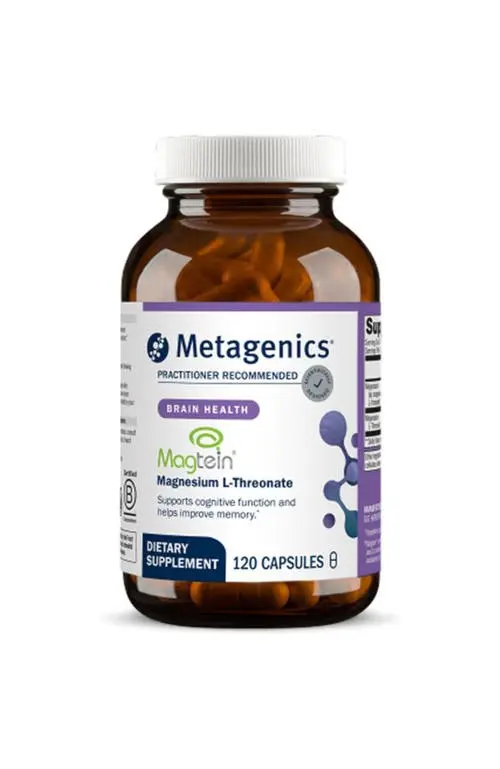 METAGENICS Advanced Magnesium L-threonate Brain Support Capsules 120 Capsules - None