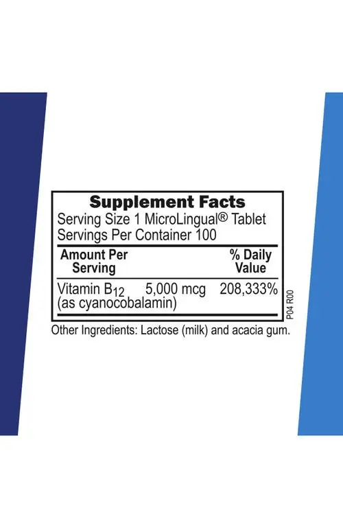 SUPERIOR SOURCE Fast Dissolve Vitamin B-12 Cyanocobalamin Sublingual Tablets