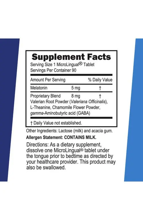 SUPERIOR SOURCE Extra Strength Melatonin Instant Dissolve Sleep Support Tablets