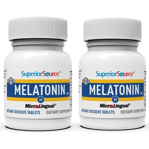 SUPERIOR SOURCE Melatonin Fast-dissolving Micro Tablets With Chamomile