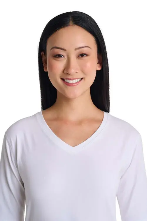 Coolibar Morada Fitted V-neck Short Sleeve T-shirt