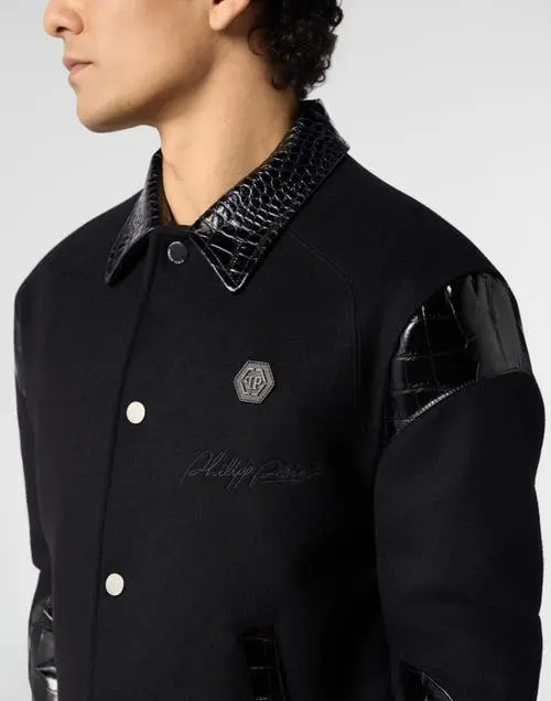 Philipp Plein Coster Jacket With Cocco Inserts