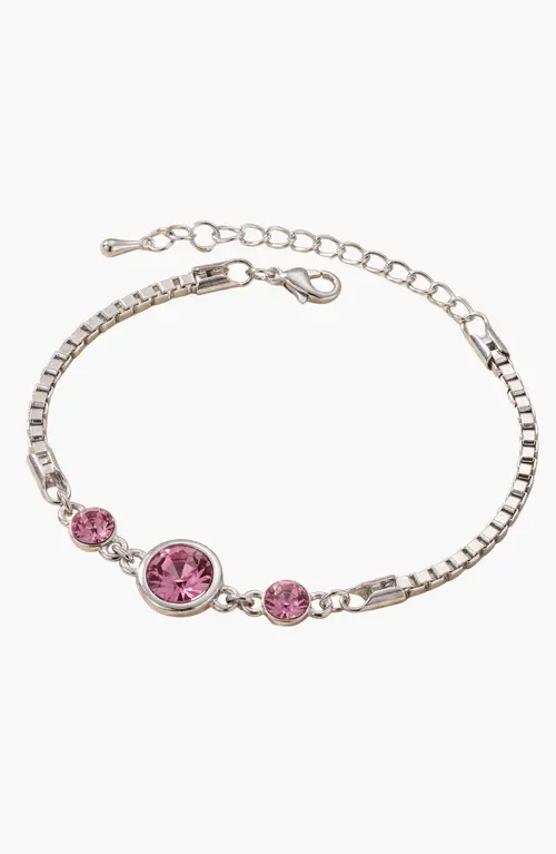 MODENAIRE Crystal Glitter Bangle - Fuchsia