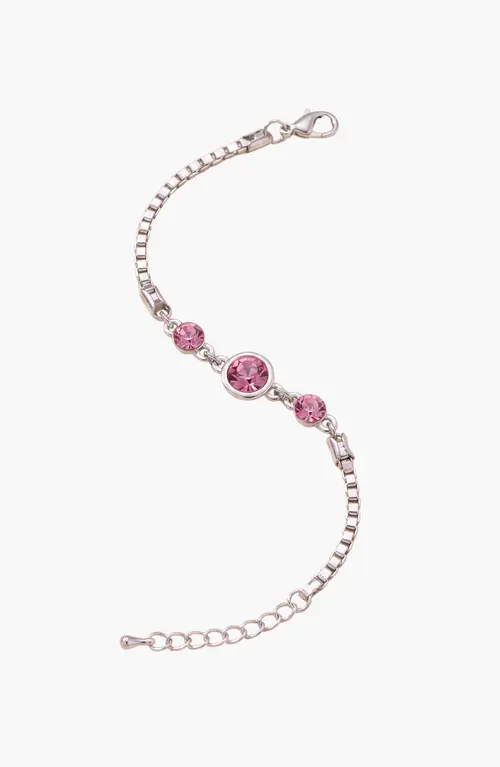 MODENAIRE Crystal Glitter Bangle - Fuchsia