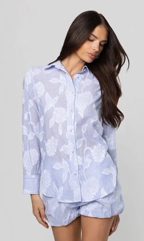 Generation Love Malinda Floral Stripe Shirt