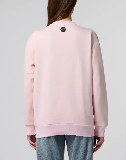 Philipp Plein Gelato Sweatshirt With Rhinestone Embellishment