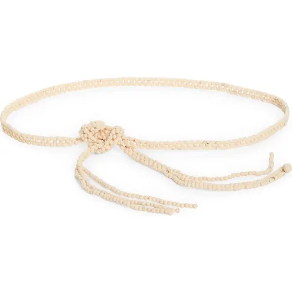 KALLMEYER Sora Beaded Belt - Shell