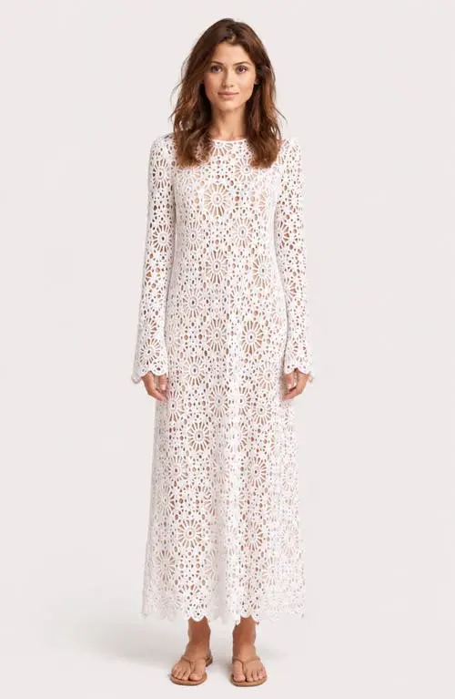 Calypso St. Barth Beatriz Crochet Maxi Dress