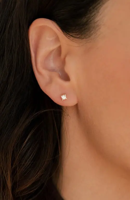 MINT & LILY Classic Cubic Zirconia Stud Earrings - Gold
