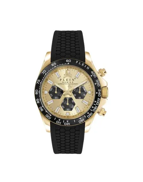 Philipp Plein Nobile Chrono Watch - Black/lightgold