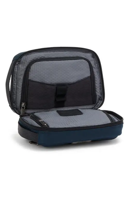 Tumi Travel Kit In Ballistic Nylon With Leather Accents