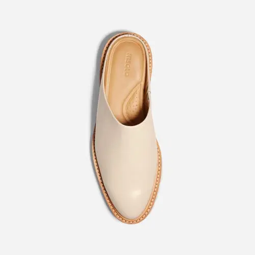 Nisolo Emilee Lug Mule - Bone