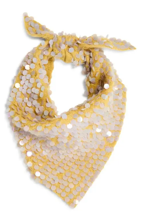 ZANKOV Kinga Alpaca & Mohair Blend Triangle Scarf - Olive