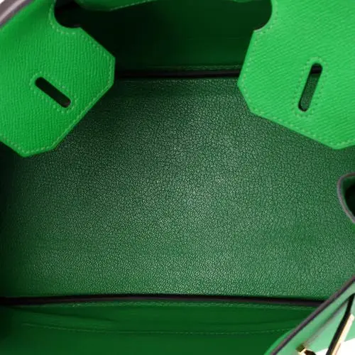 Hermès Birkin Handbag Epsom With Gold Hardware 30 - Green