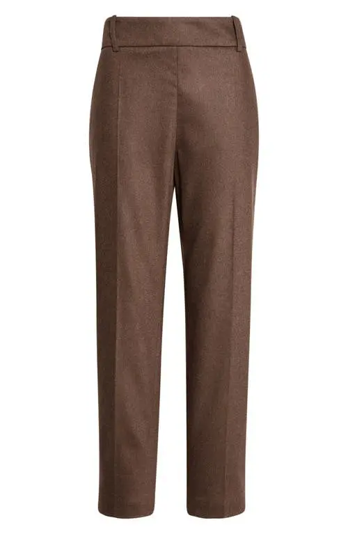 Eleventy Stretch Virgin Wool & Cashmere Cropped Trousers
