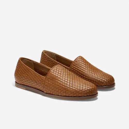 Nisolo Alejandro Woven Slip-on 2.0 - Brandy