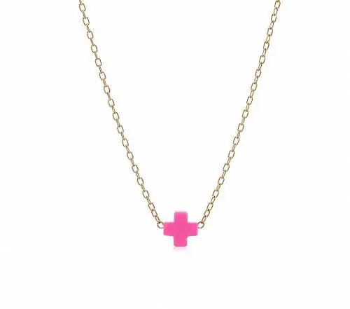 BOWOOD LANE 14k Gold Filled Cross Pendant Necklace