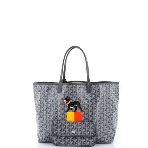 Goyard Saint Louis Tote Printed Coated Canvas Pm