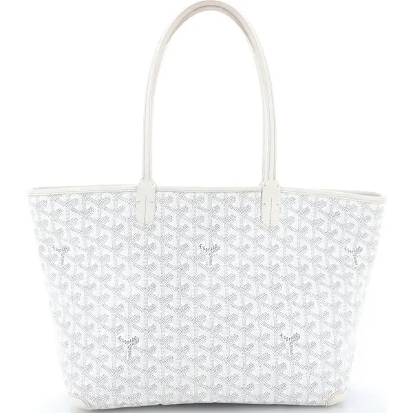 Goyard Artois Tote Coated Canvas Pm - White