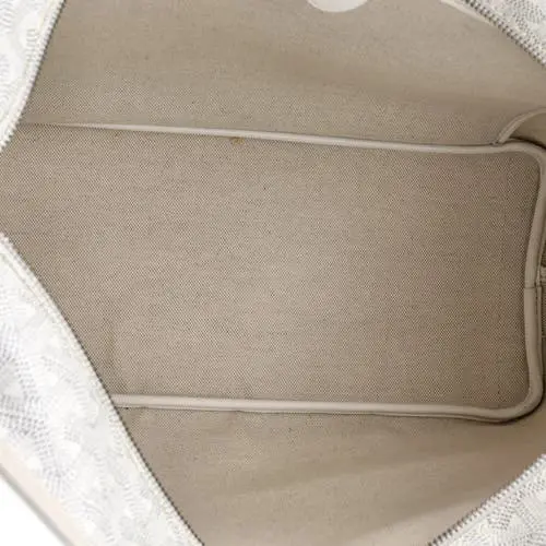 Goyard Artois Tote Coated Canvas Pm - White