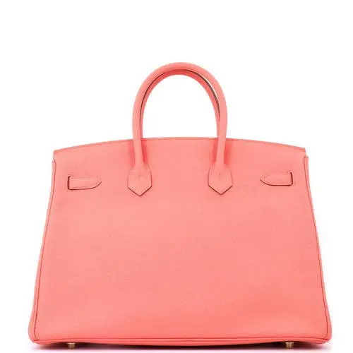 Hermès Birkin Handbag Pink Epsom With Gold Hardware 35