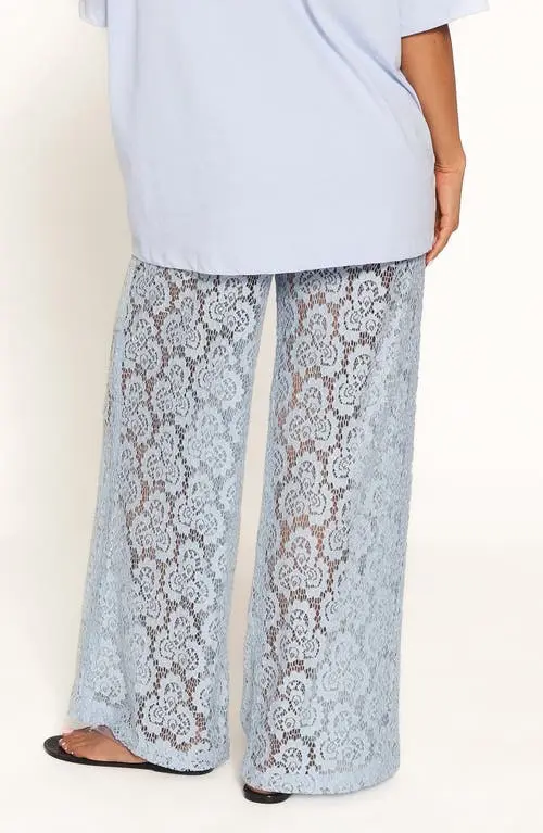 PETAL & PUP Tia Lace Wide Leg Pants