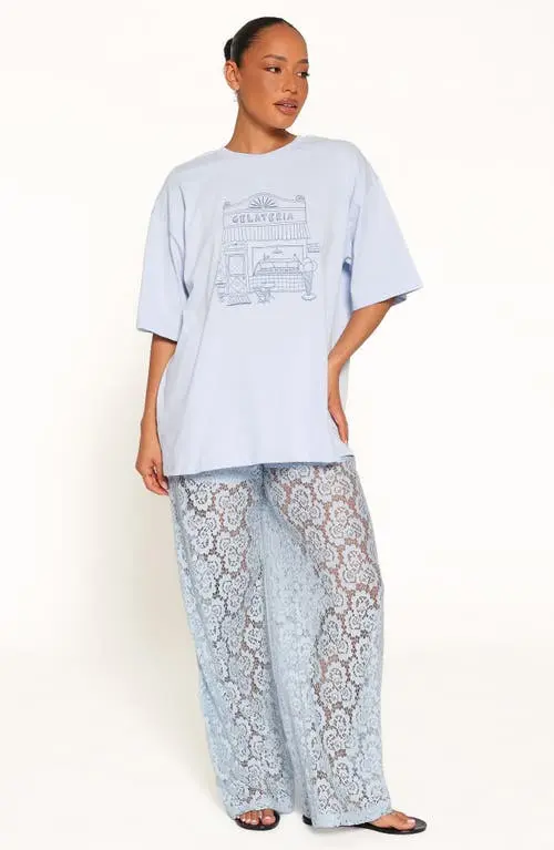 PETAL & PUP Tia Lace Wide Leg Pants
