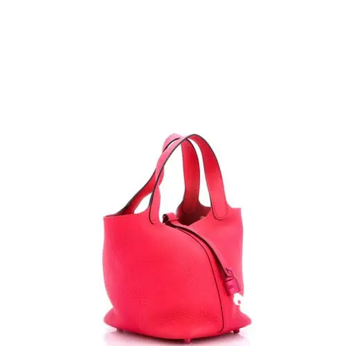 Hermès Monochrome Picotin Lock Bag Clemence Pm