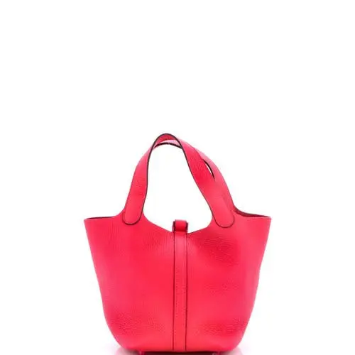 Hermès Monochrome Picotin Lock Bag Clemence Pm